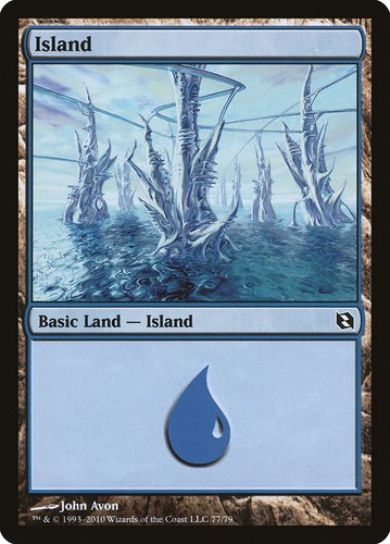 Island (77) |MtG Magic Duel Decks: Elspeth vs. Tezzeret |English |Near ...