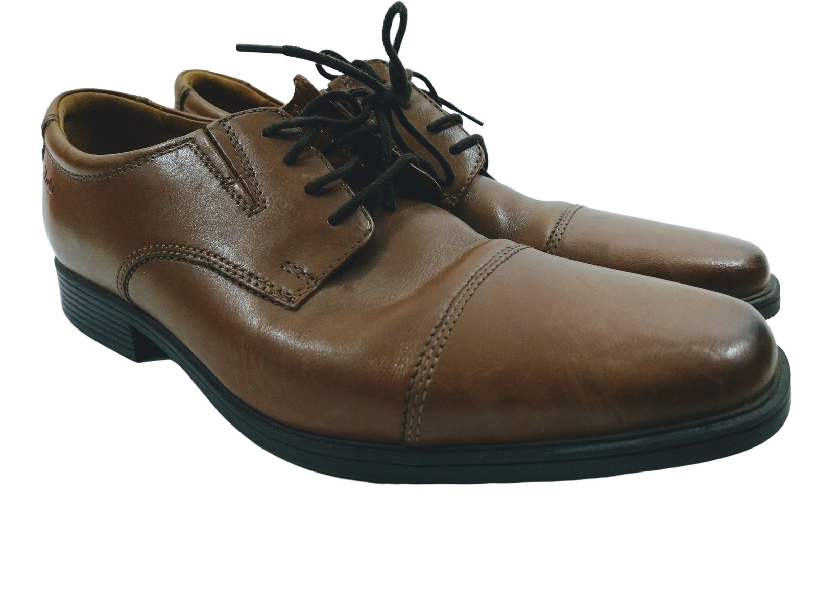 Clarks Mens Collection 15770 Brown Soft Cushion Oxfor… - Gem