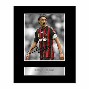 Paolo Maldini Signed Mounted Photo Display AC Milan FC #1 | eBay