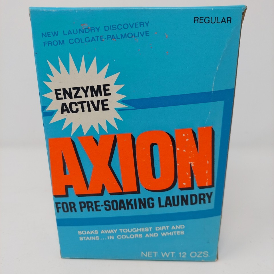 Axion Vintage Colgate Palmolive Pre Soak Laundry Detergent 1960's Full ...