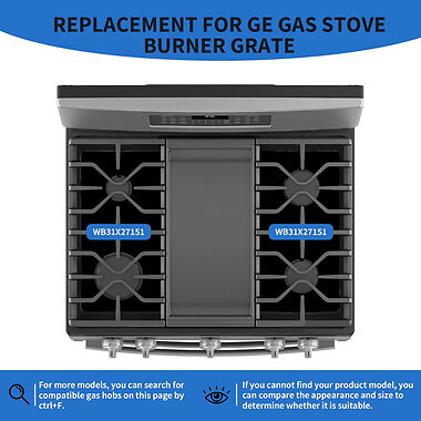 Range Side Burner Grate Compatible with GE Range WB31X27151 | eBay