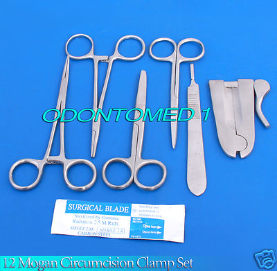 12 Mogan Circumcision Clamp Set Instruments Surgical Urology Perfect ...