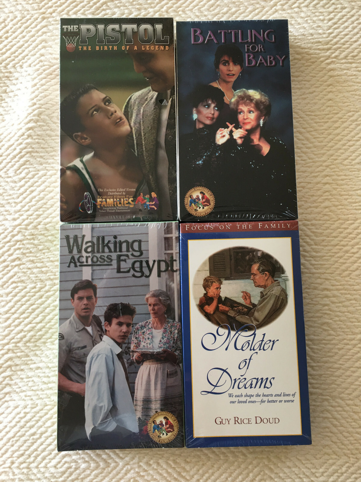 Four VHS Movies-3 Feature Films For Families Movies-1 Focus On The ...