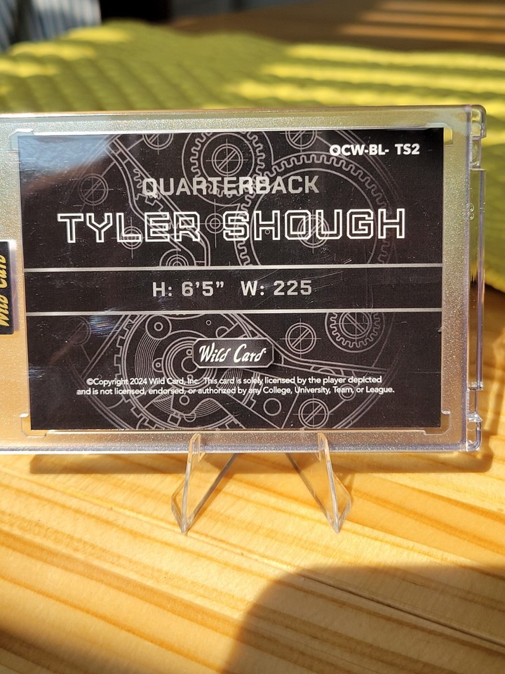 🔥Tyler Shough 1/1 RC Rainbow Clock 2024 QB1 On The Clock Wild Card 🔥 | eBay