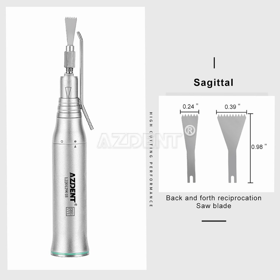 AZDENT Dental Micro Saw Surgical Handpiece Reciprocating Bone Cutting ...