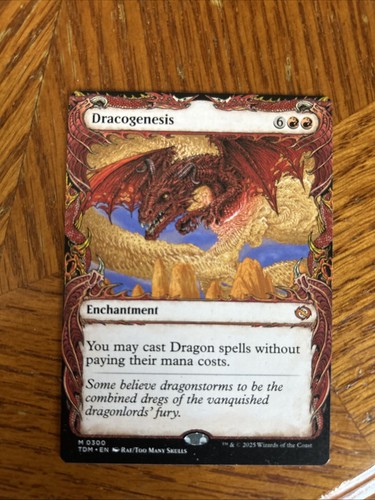 MTG Dracogenesis Borderless Tarkir Dragonstorm | eBay