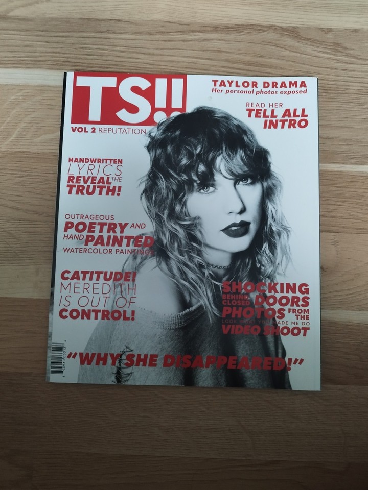 Taylor Swift Reputation OV Album Volume 2 Ohne CD Guter Zustand | eBay.de