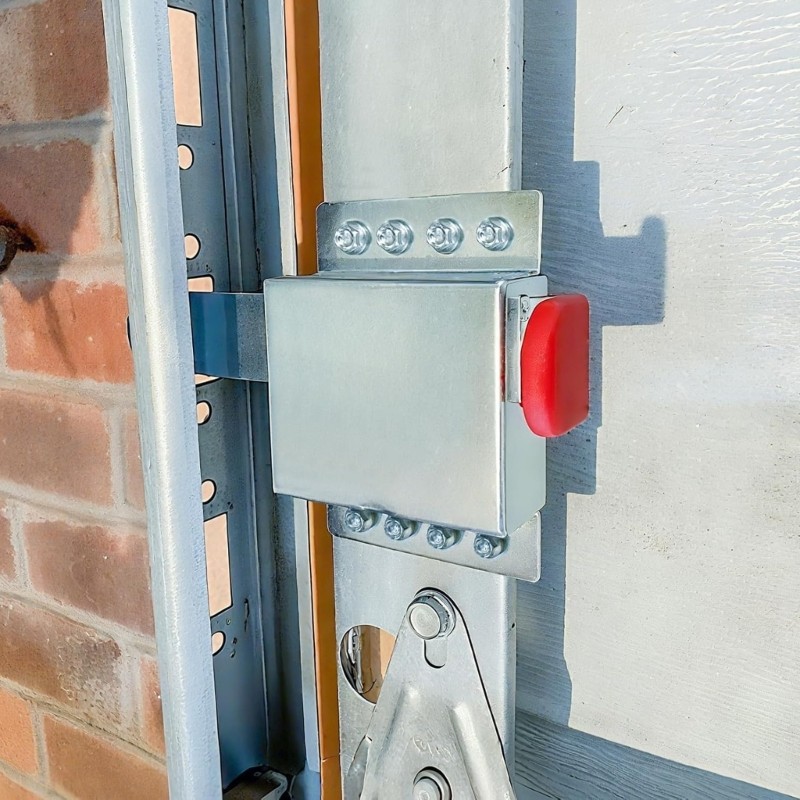 Not Theft Garage Door Lock Flip Latches Mechanism Reinforced Steel ...