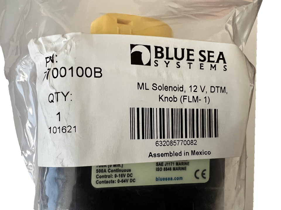 Blue Sea Systems NEW OEM SURPLUS 7700 ML-RBS Remote Battery Switch 12V ...