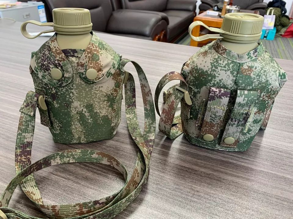 New Chinese Army PLA 21 Type 1L Camo Water Bottle for Hiking Surplus ...