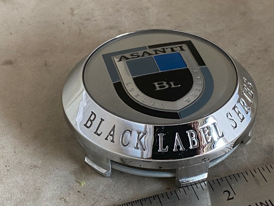 Asanti Chrome BL Black Label Series Custom Wheel Rim Hub Cover Center ...
