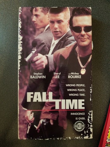 Fall Time VHS Staring Mickey Rourke, Sheryl Lee, & Stephen Baldwin | eBay