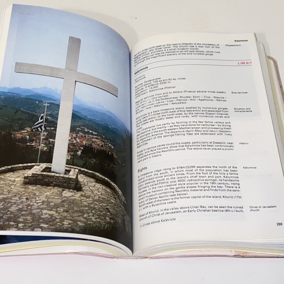 Vintage 1992 Baedeker's Greece Vacation Tourist Travel Guide Book | eBay