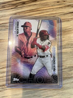 Ronald Acuna Jr Luisangel Acuna pde #2 echoes 2023 pro debut CASE HIT ...