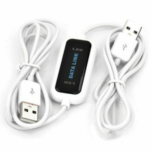 Direct PC To PC Two Computers File Transfer Sync Data Link USB Cable ...