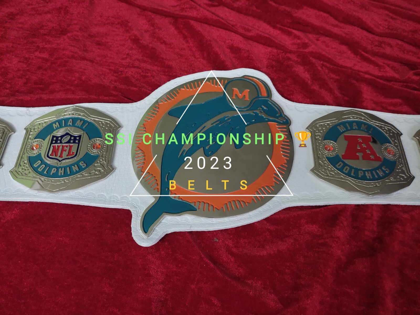 Miami Dolphins American Football Belt, Title Belt, Championship Belt | eBay