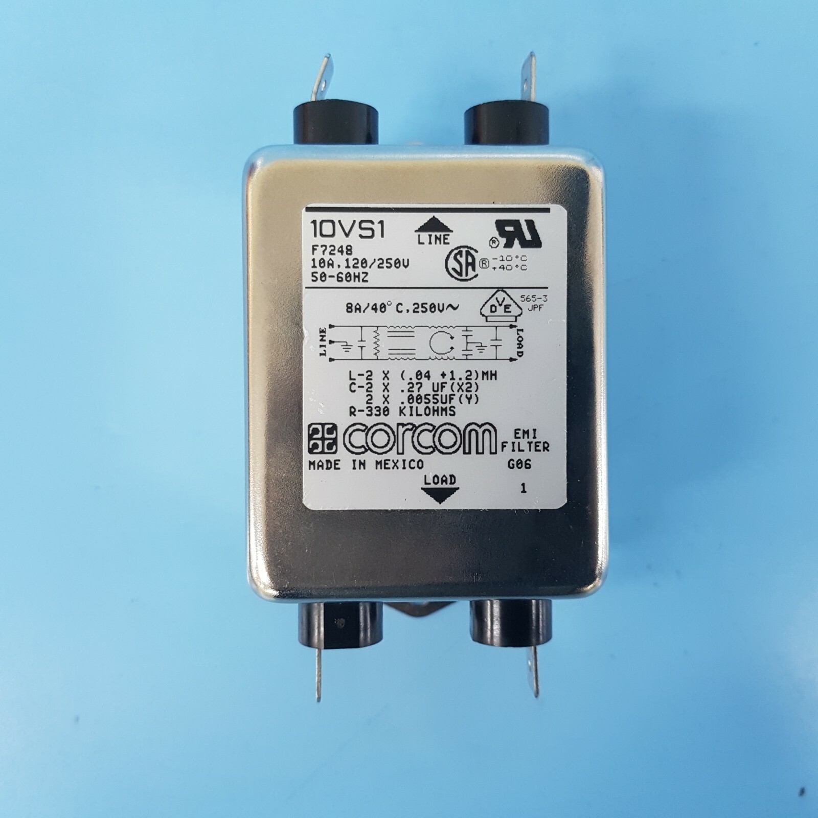 350-0302// CORCOM 10VS1 FILTER [NEW] | eBay