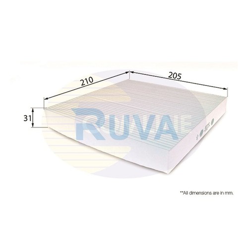 Fits Renault Laguna 1999-2007 Vel Satis 2002- Ruva Cabin Filter #1 ...