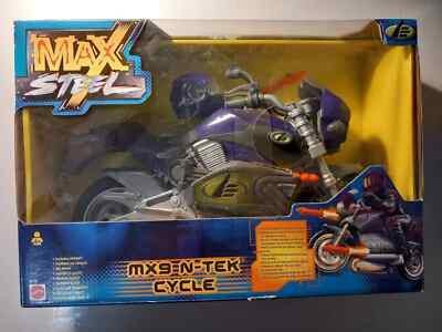 VERY RARE MAX STEEL MX9 N-TEK CYCLE MATTEL 2000 NEW SEALED ! | eBay