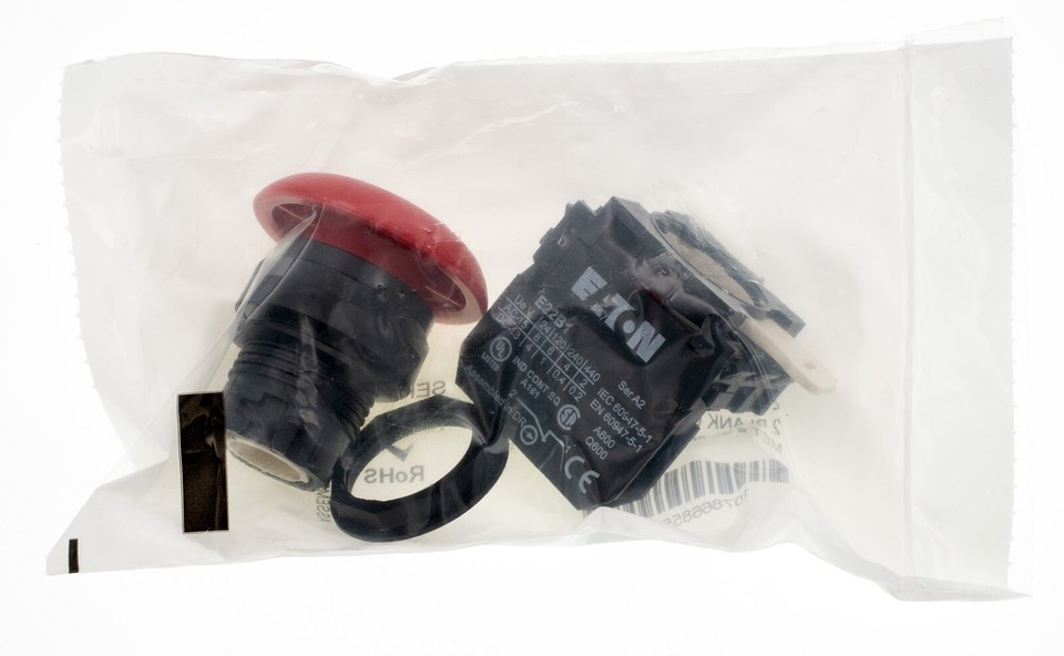Eaton E22YED232-2 E22 pushbutton, Two-position, Push/pull operator, E ...