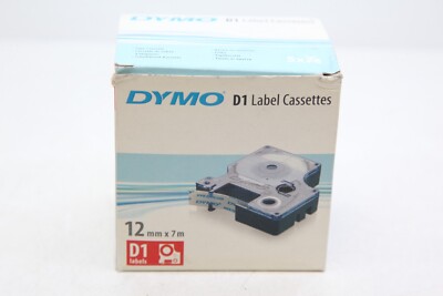 Original - DYMO - 5 X D1 Label Cassettes 1mm X 7m - Ref 45012 Red/Clear ...