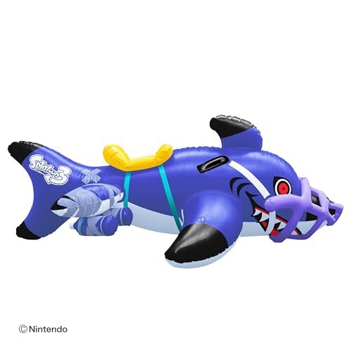 Splatoon 3 Shark Ride Float Swimming Pool Water Play Boat W1610/H700mm ...
