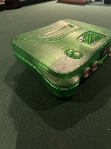 Nintendo 64 -Limited Jungle Green Edition -Working/Tested - 3 ...