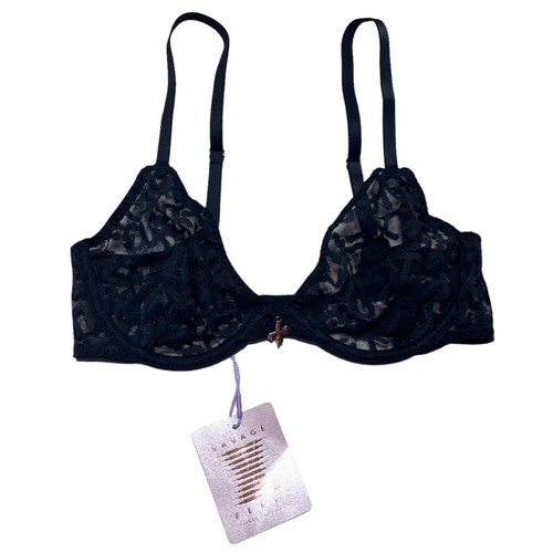 Savage X Fenty Tagged by Savage Unlined Bra Size 32D | eBay