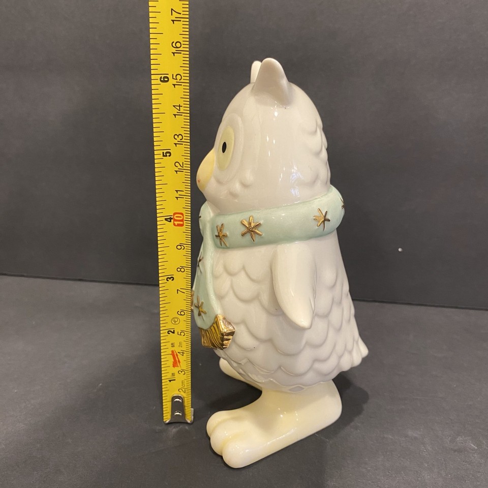 Lenox Holiday Bobble TM Owl Porcelain Figurine American By Design | eBay