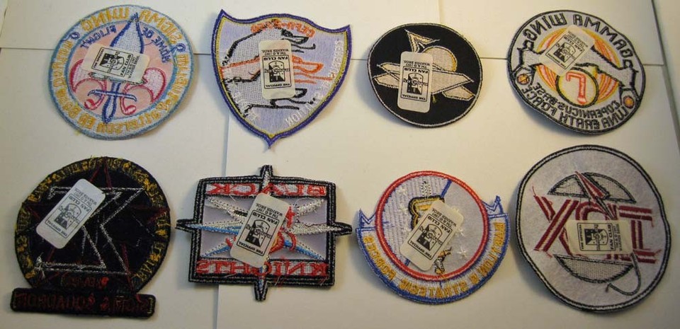 BABYLON 5 "Patch Set 2 (Set of 8: Squadrons) NEW OLD STOCK (NOS) 1998 ...