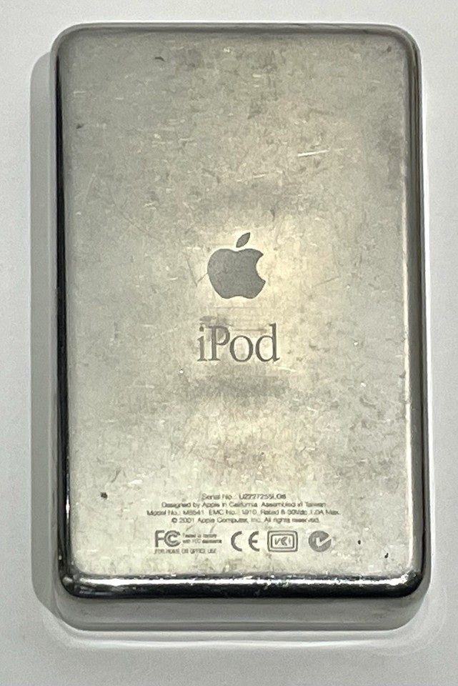 Vintage Apple iPod Classic 1st Gen. Model M8541 5GG White MP3 Player | eBay