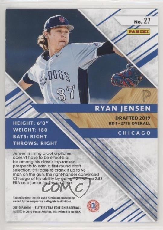 2019 Panini Elite Extra Edition Aspirations Blue 39/75 Ryan Jensen #27 ...