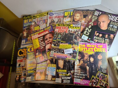 Hit Parader Motley Crue Circus Heavy Metal Edge Rock And Roll Magazine ...