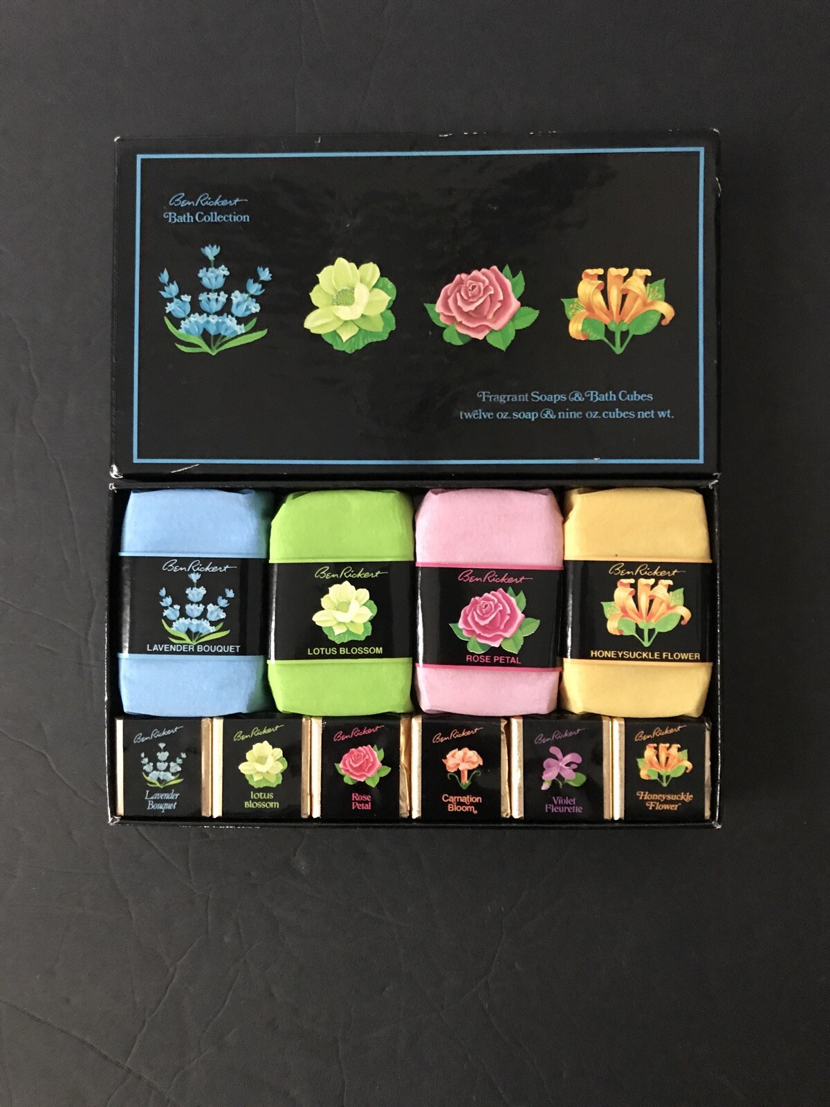 Vintage Ben Rickert Bath Collection Fragrant Soaps And Bath Cubes Set ...