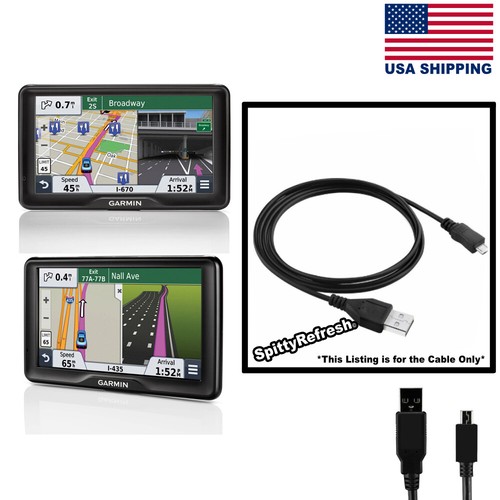 Garmin Nuvi GPS 2757 Vehicle GPS USB Power Cable Transfer Cord ...