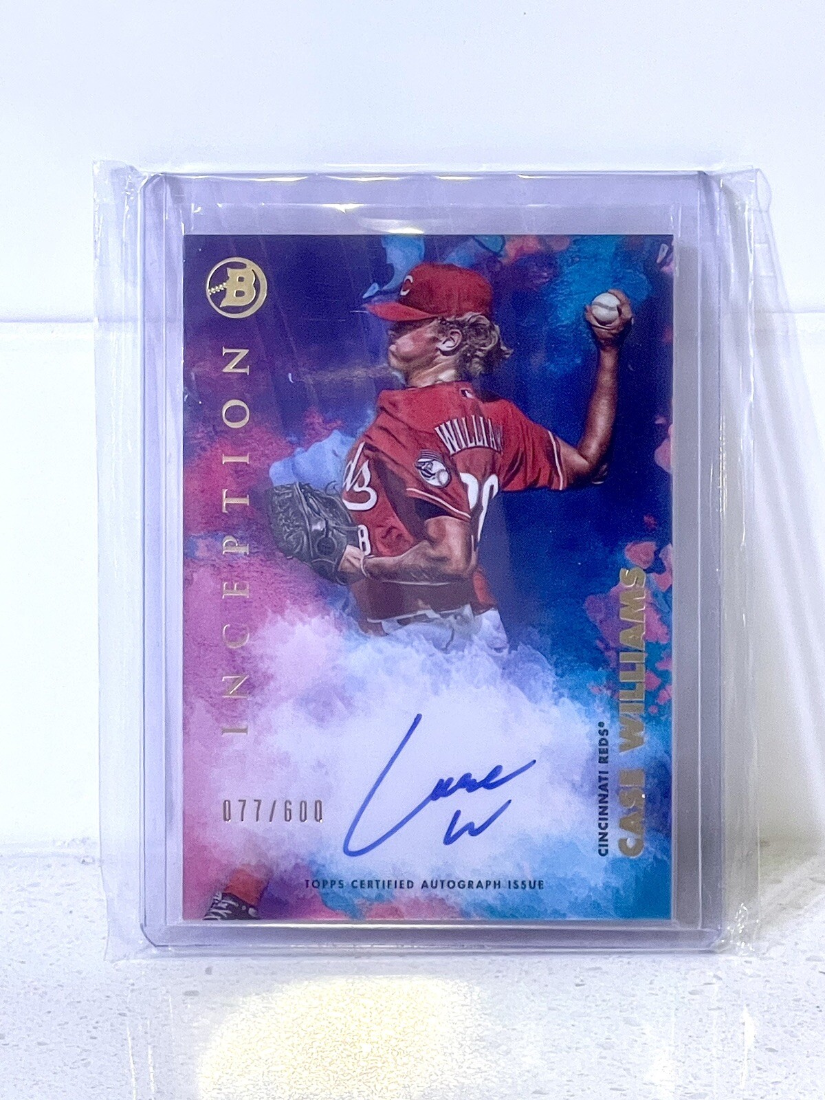 2021 Bowman Inception Case Williams Base Auto /600 Baseball Card | eBay