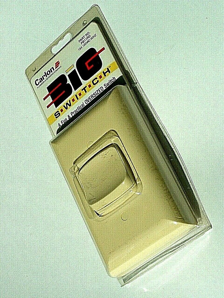 Carlon Big Jumbo Decorator Rocker Light Switch, 15A 120V/60HZ | eBay