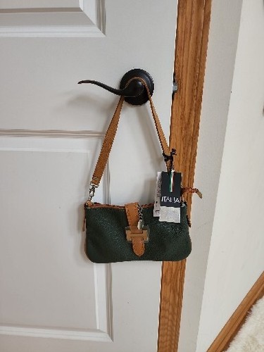 Roberta Rossi Genuine Leather Made in Italy Single Strap/Crossbody Bag ...