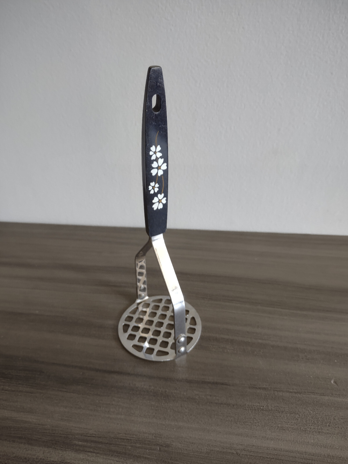 Vintage US Made Stainless Steel Potato Rice Masher, Floral Design, FREE ...