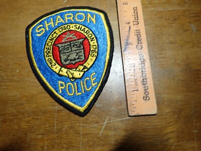 SHARON MASSACHUSETTS VEST PATCH EARLY OBSOLETE BX D #2 | eBay