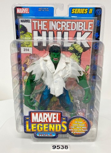 Marvel Legends Incredible Hulk Raging with Torn Shirt from Series II ...