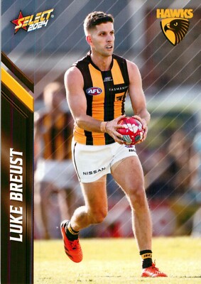2024 Hawthorn Hawks AFL Select Footy Stars Card - Luke Breust | eBay