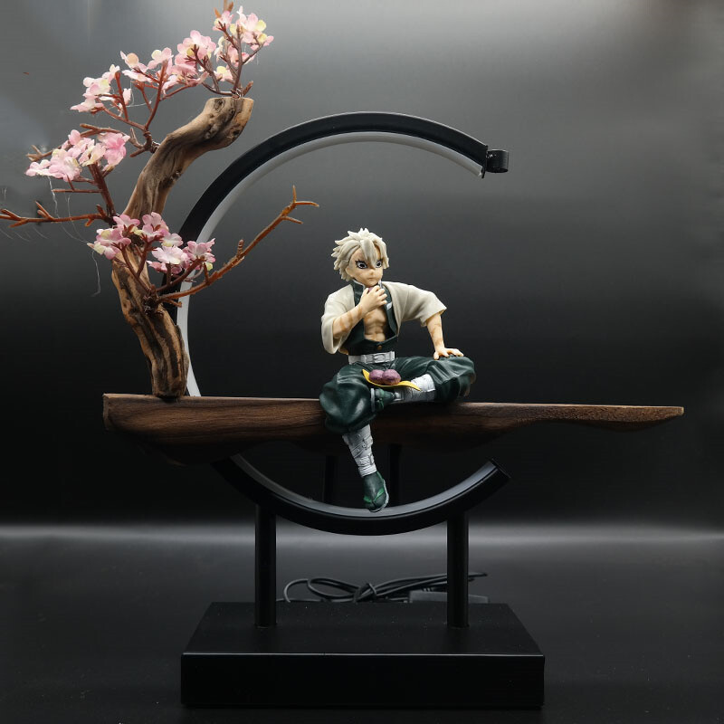 Demon Slayer Iguro Obanai Kamado Nezuko LED Light Up PVC Figure Toy ...