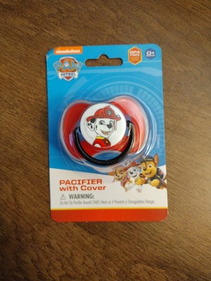 Pacifier With Cover 0+ Months Paw Patrol Marshall BPA FREE Nickelodeon ...