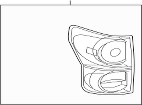 81550-0C090 Toyota Lamp assy, rear combination, rh 815500C090, New ...