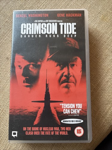 Crimson Tide (1995,VHS)Denzel, Washington , Gene Hackman | eBay UK