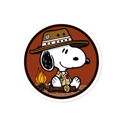 Snoopy Scout Sticker Vinyl Car Decal Sticker – Waterproof & UV ...