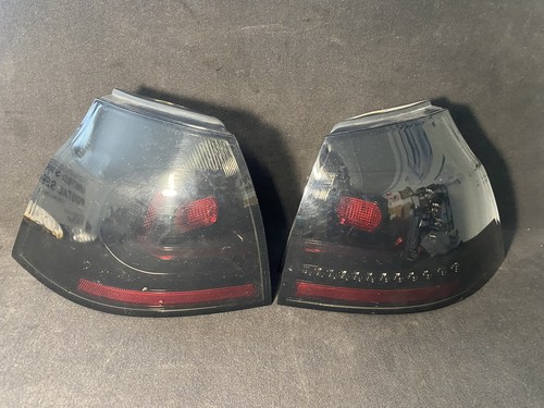 VW MK5 GTI R32 LED All Smoked Red Golf R Style Tail Lights (Outer Pair ...
