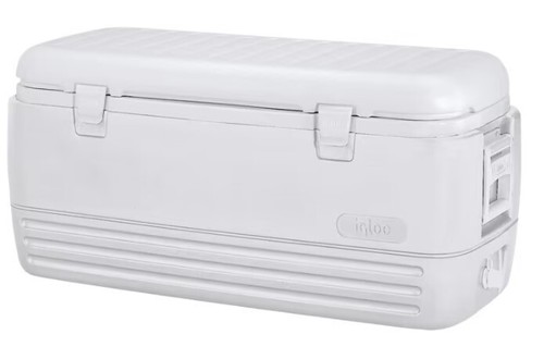 Cooler Qt 120 Polar Ice Igloo Chest White Insulated Quick Cool Large ...