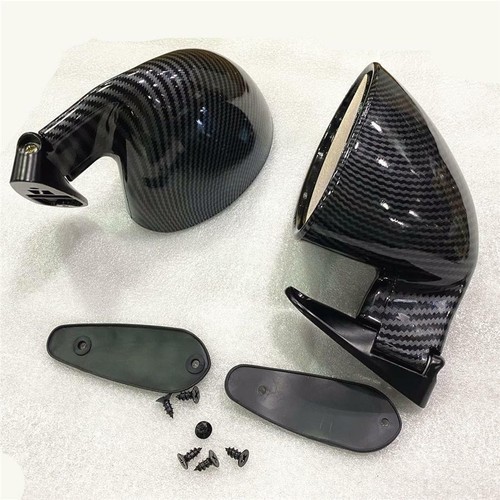 2x F1 Style Carbon Fiber Look Universal Racing Car Side Wing Rearview ...